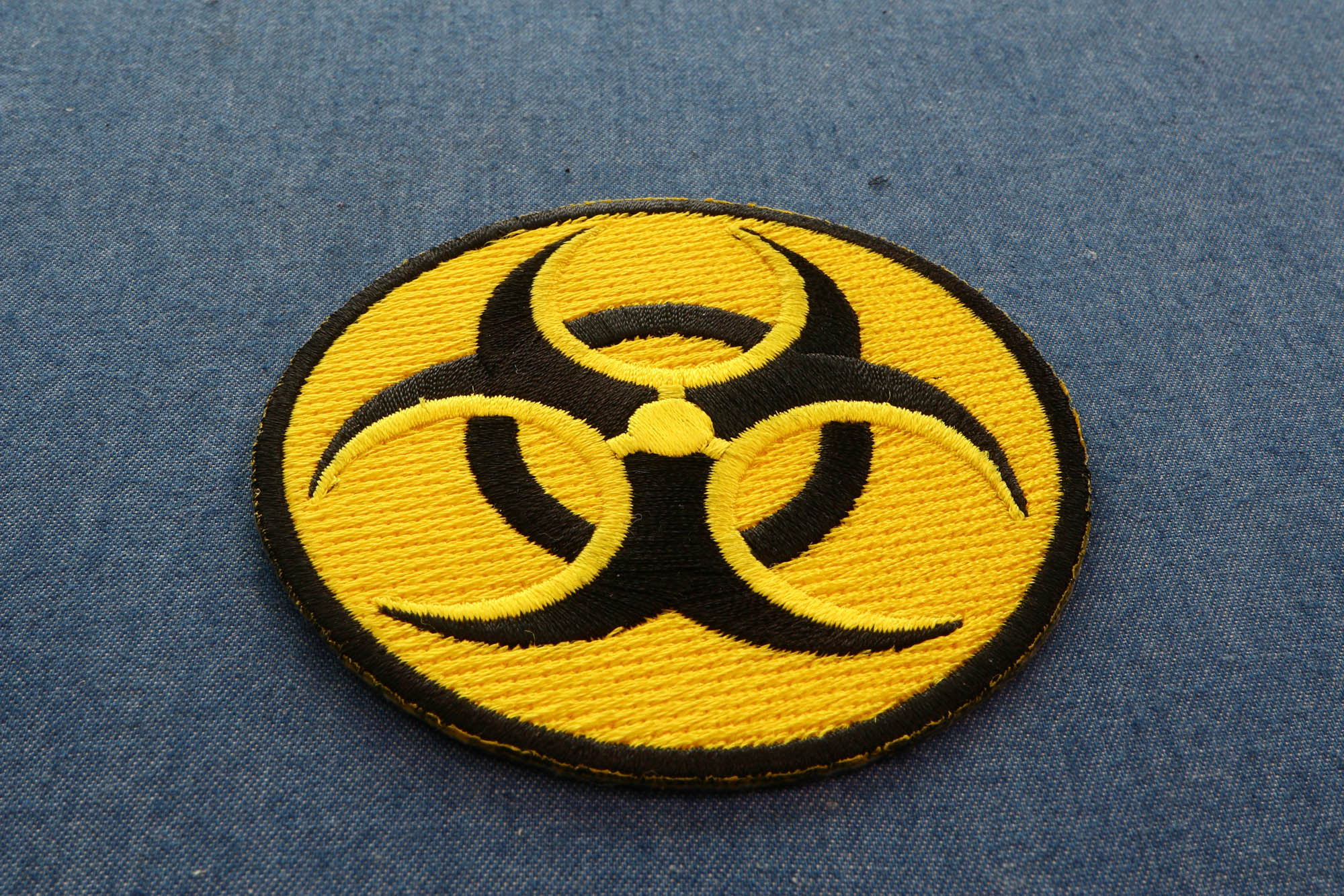 Bio Hazard Novelty Patch - Iron on Novelty Patches by Ivamis Patches
